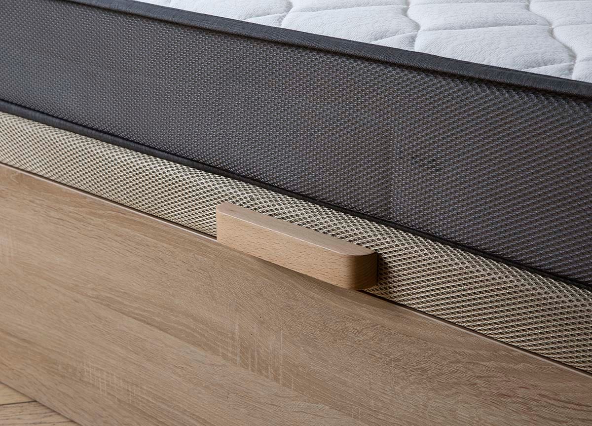 Ottoman Storage Bed - Stylish Space-Saving Wood Design